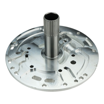 Billet Aluminum Pump Cover w/ 27 Spline Bolt-In Stator Shaft, Adj ...